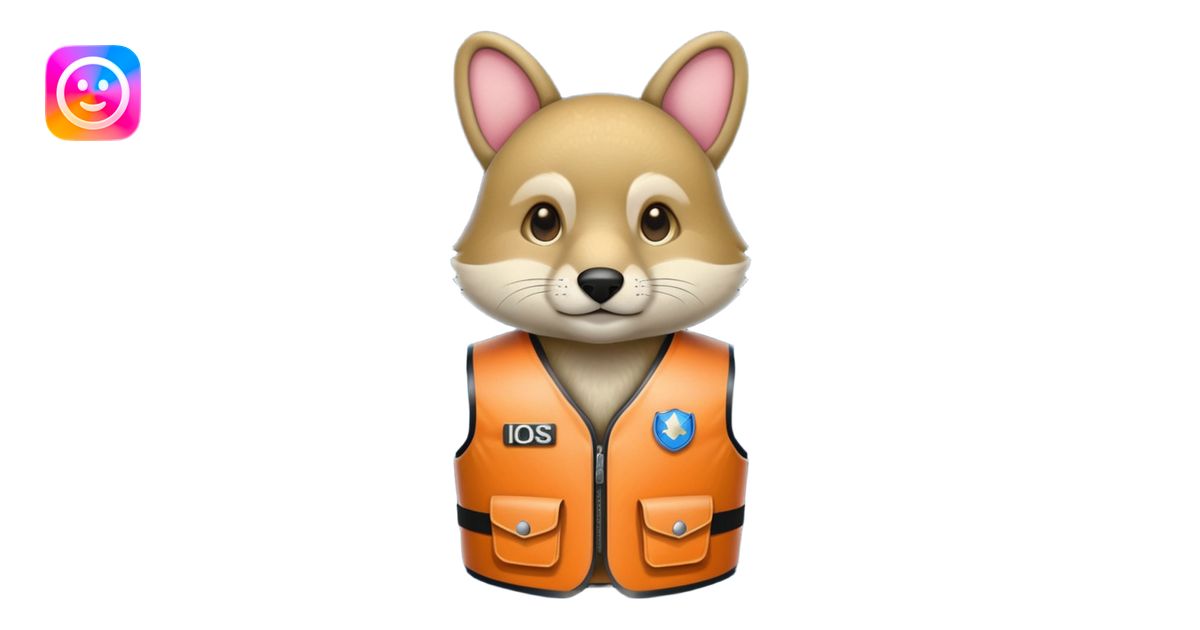 Animal wearing bullet proof emoji | AI Emoji Generator