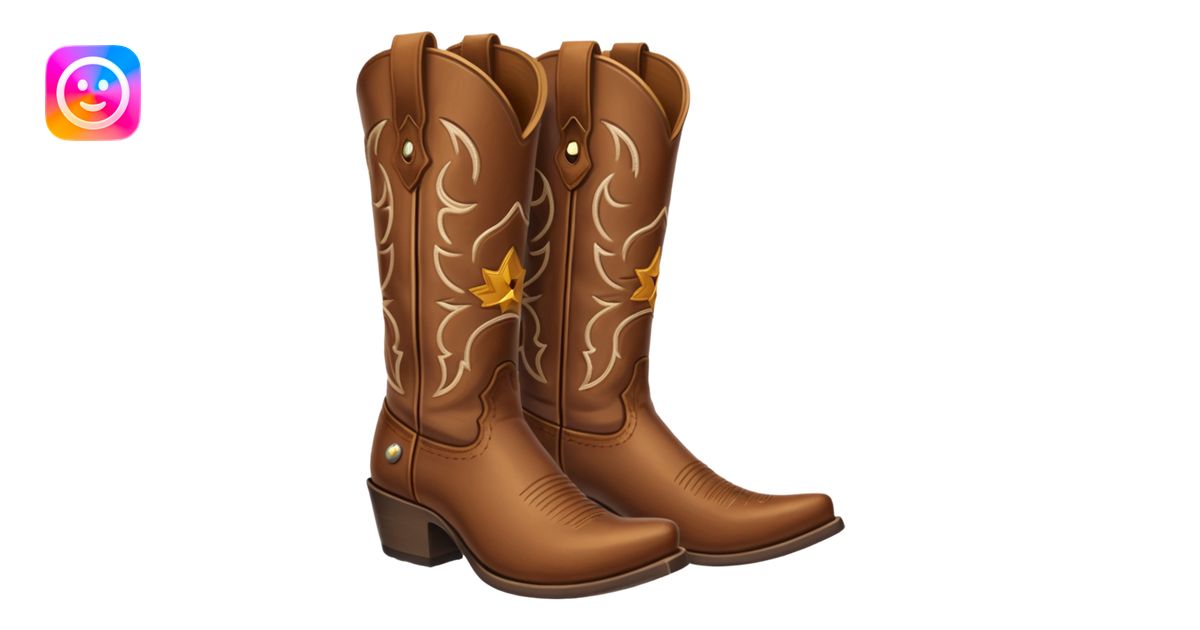 cowboy boots emoji emoji | AI Emoji Generator