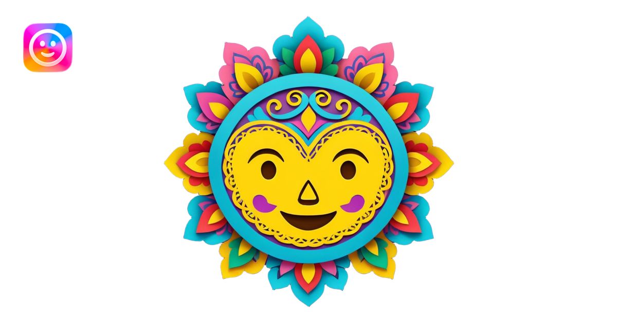 Papel picado emoji | AI Emoji Generator