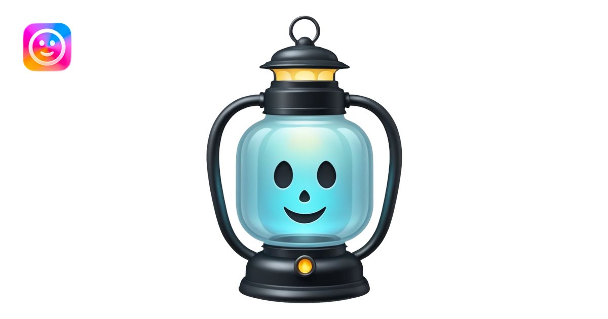 Ghost Light Lantern emoji | AI Emoji Generator