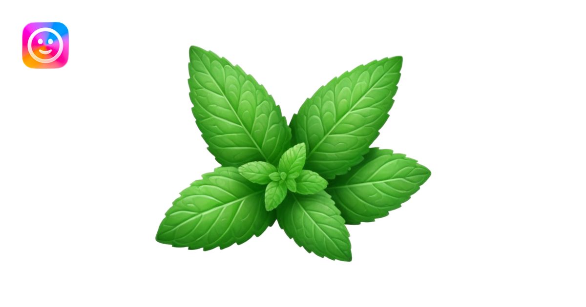 mint leave emoji | AI Emoji Generator