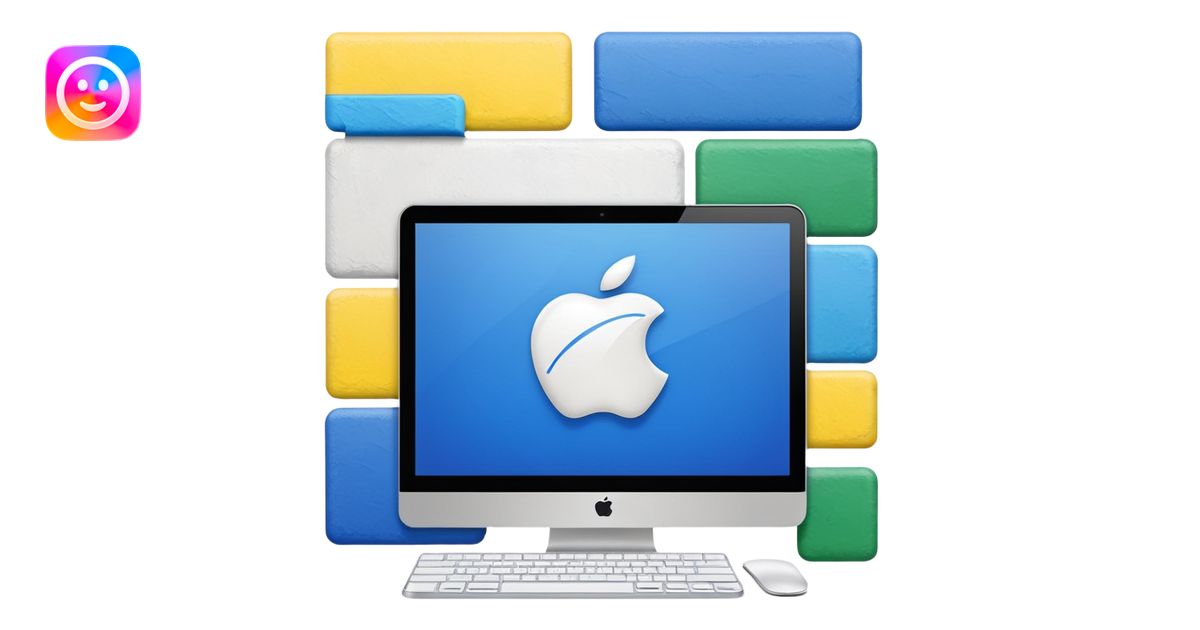 mac os mixed papers, wall paints, videos skeuomorphic emoji | AI Emoji ...