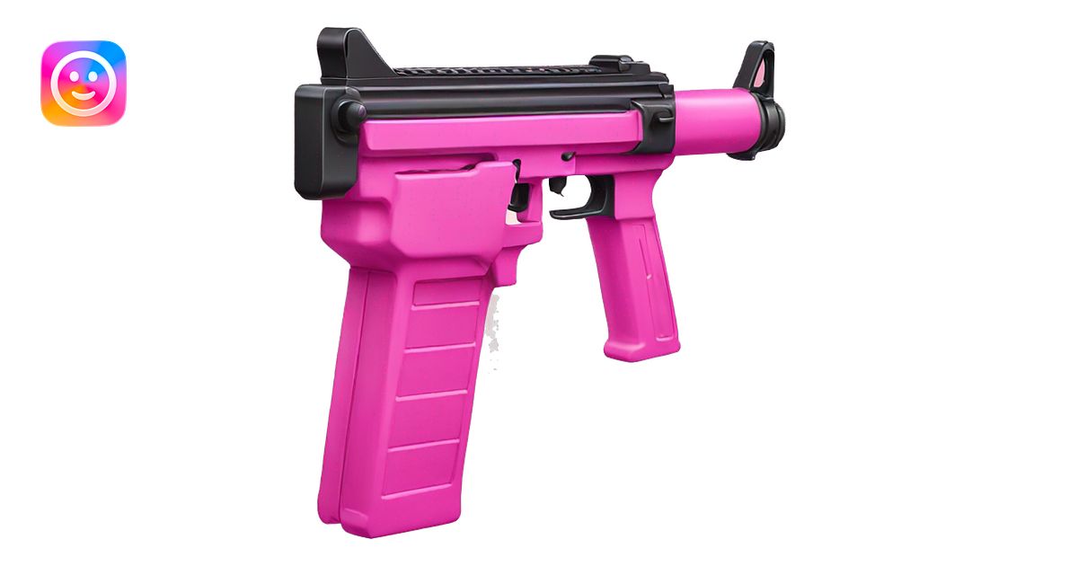 pink machine gun emoji | AI Emoji Generator