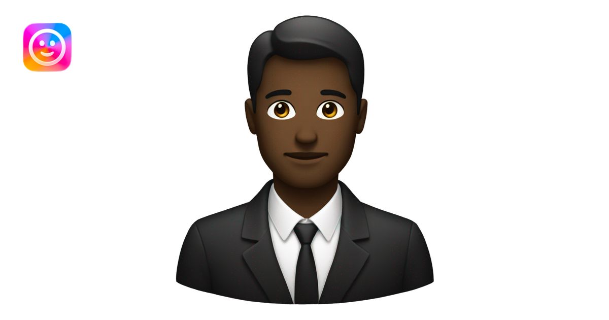 Masculine men silhouette emoji | AI Emoji Generator