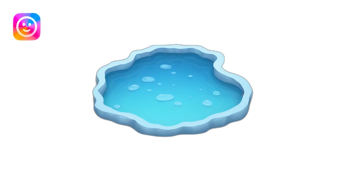 Water puddle emoji | AI Emoji Generator