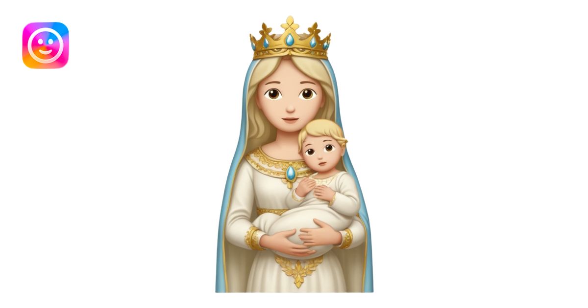 VIRGEN DEL PILAR SIN FONDO emoji | AI Emoji Generator