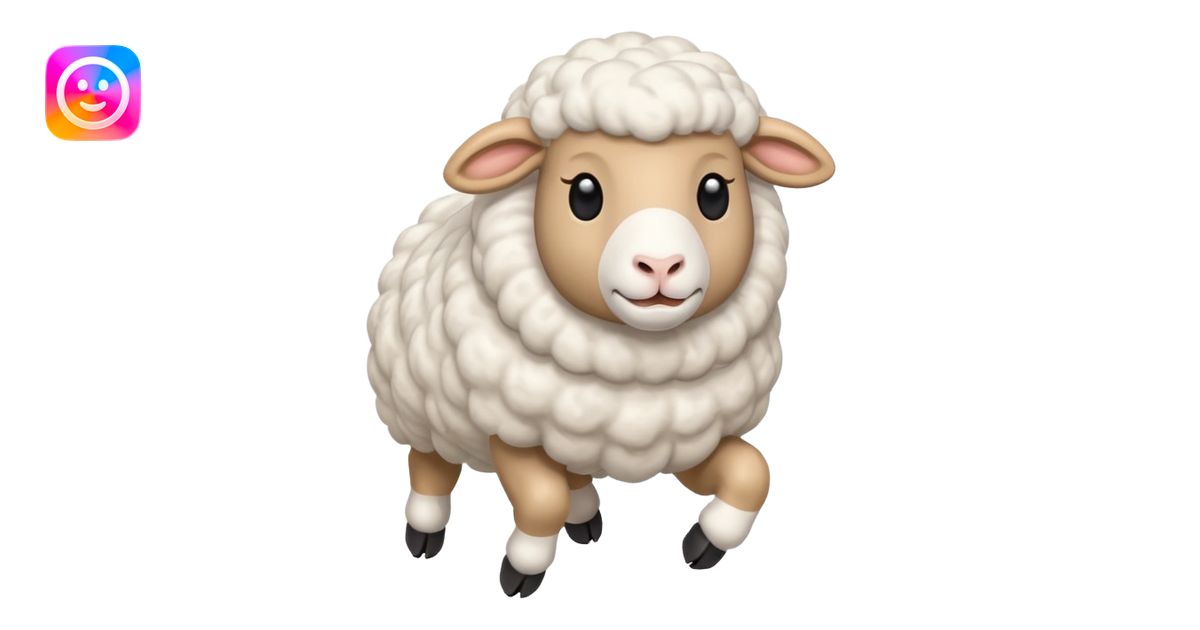 sheep jumping emoji | AI Emoji Generator