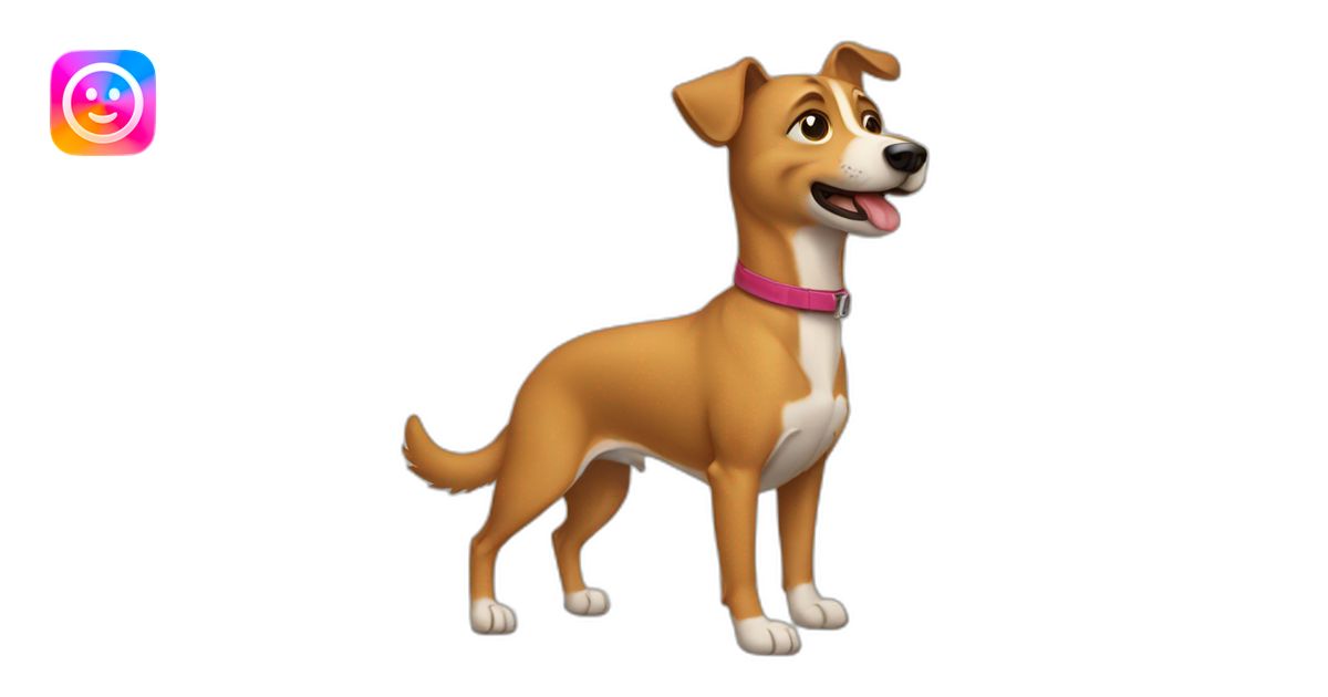 Dodge dog emoji | AI Emoji Generator