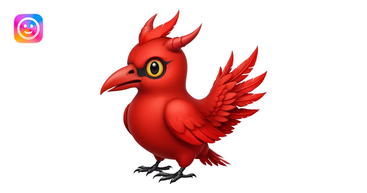 devil bird emoji | AI Emoji Generator