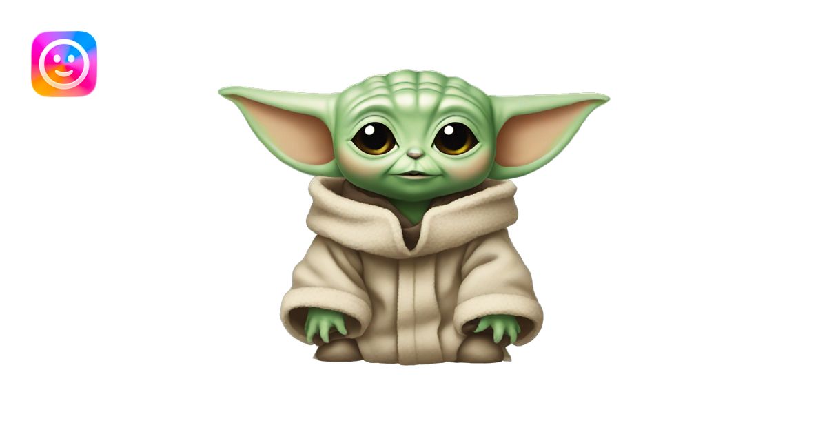 baby yoda, grogu, the child emoji | AI Emoji Generator
