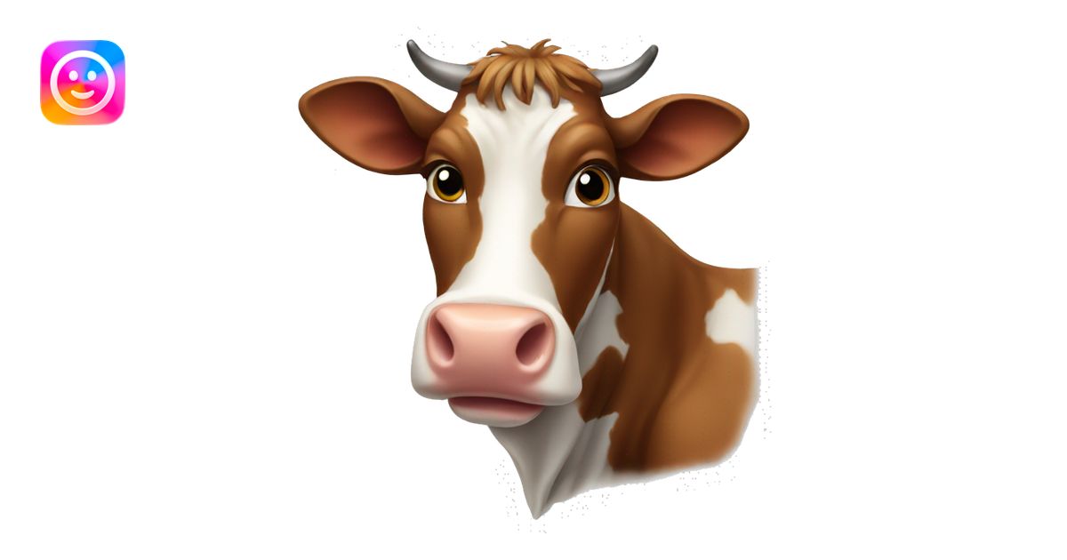 Cow emoji | AI Emoji Generator