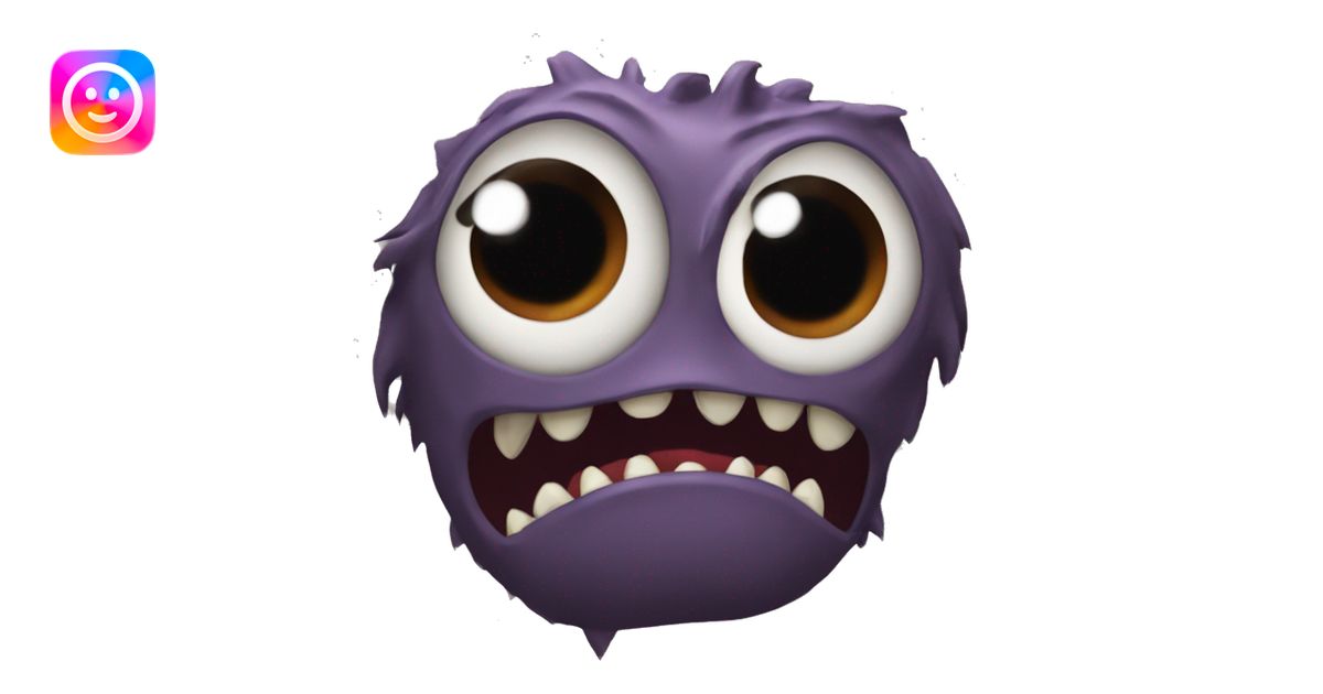Monster loca moca monster emoji | AI Emoji Generator