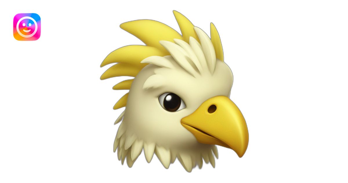 Chocobo emoji | AI Emoji Generator