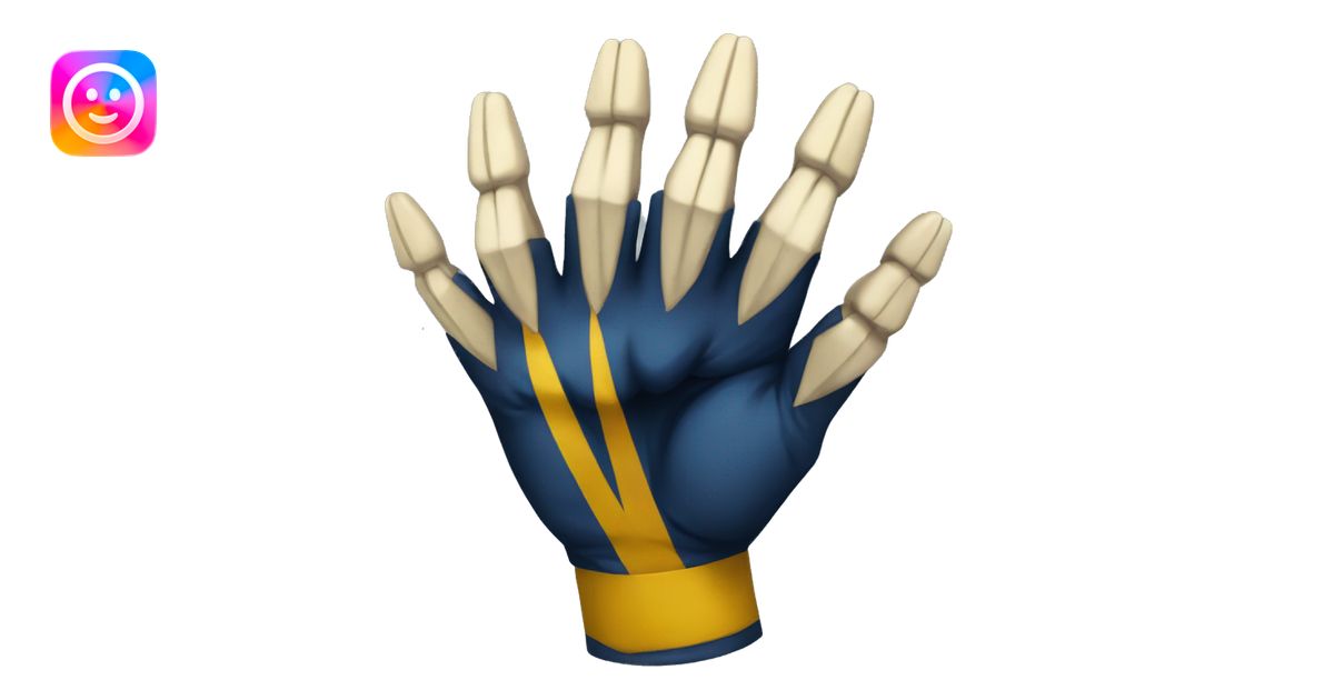 wolverine claws emoji | AI Emoji Generator