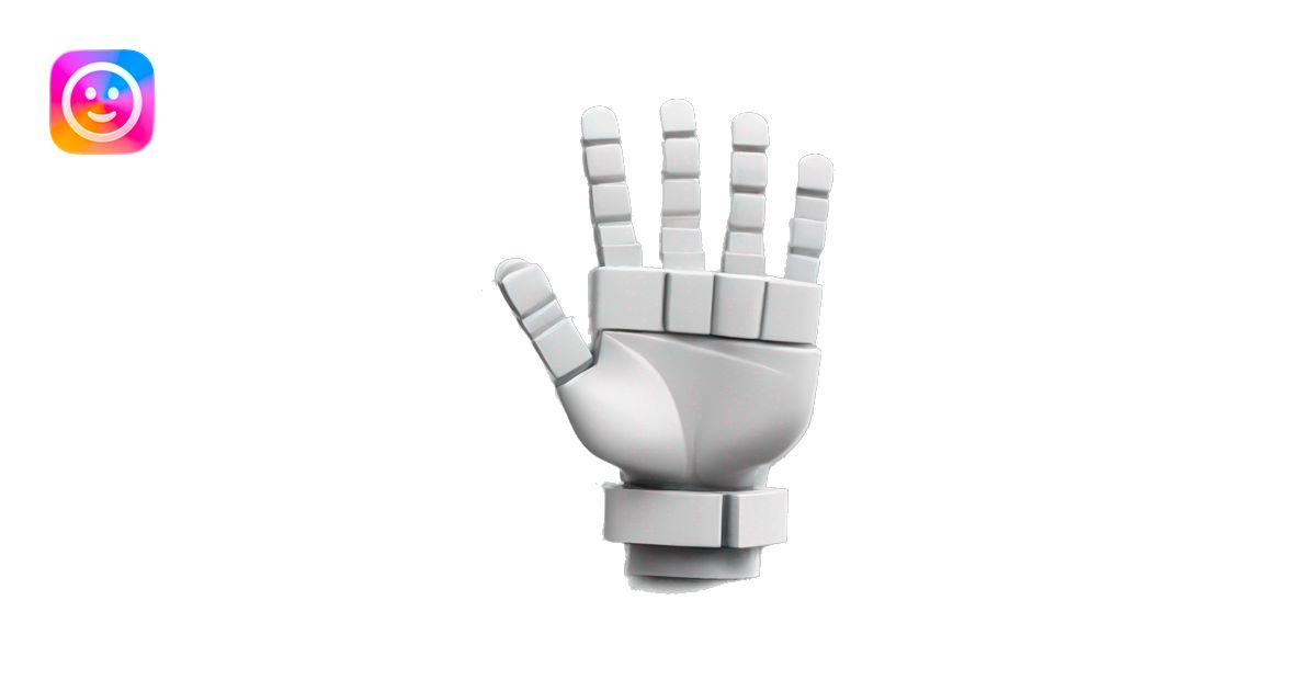 Lego hand waving emoji | AI Emoji Generator