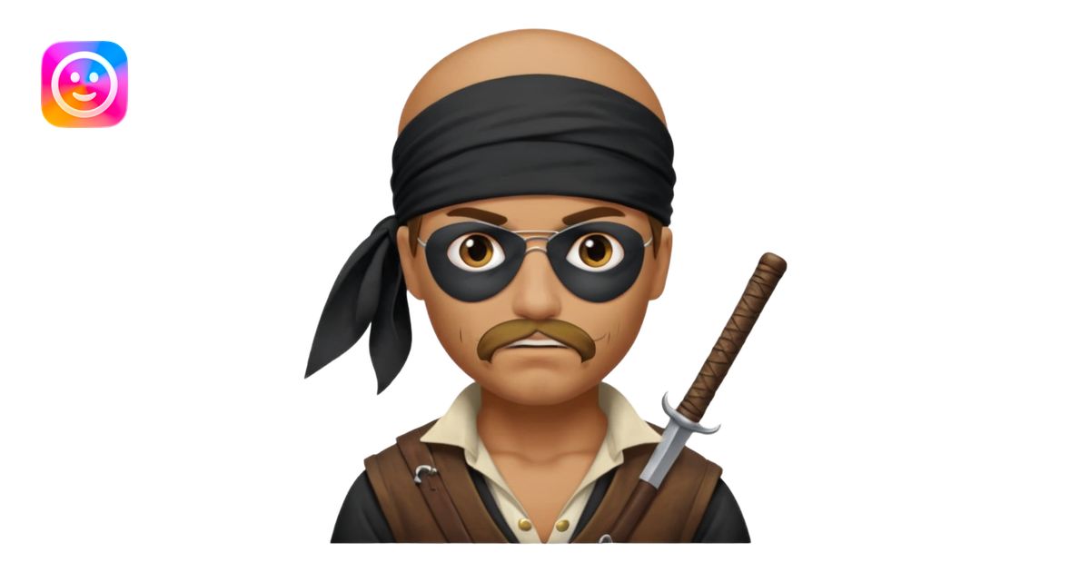 Make a pirate doing the 67 meme emoji | AI Emoji Generator
