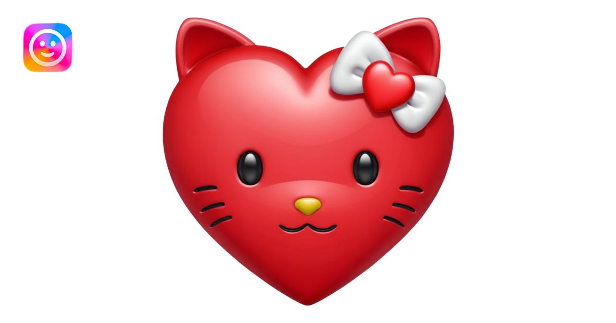 hello kitty heart emoji | AI Emoji Generator