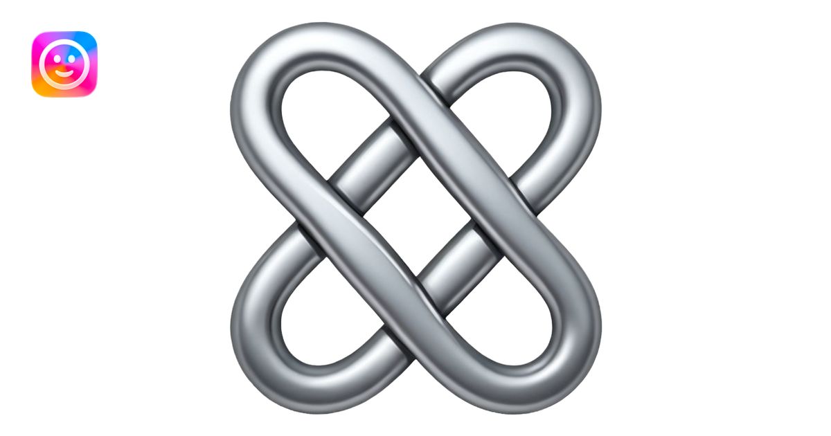Infinity symbol emoji | AI Emoji Generator