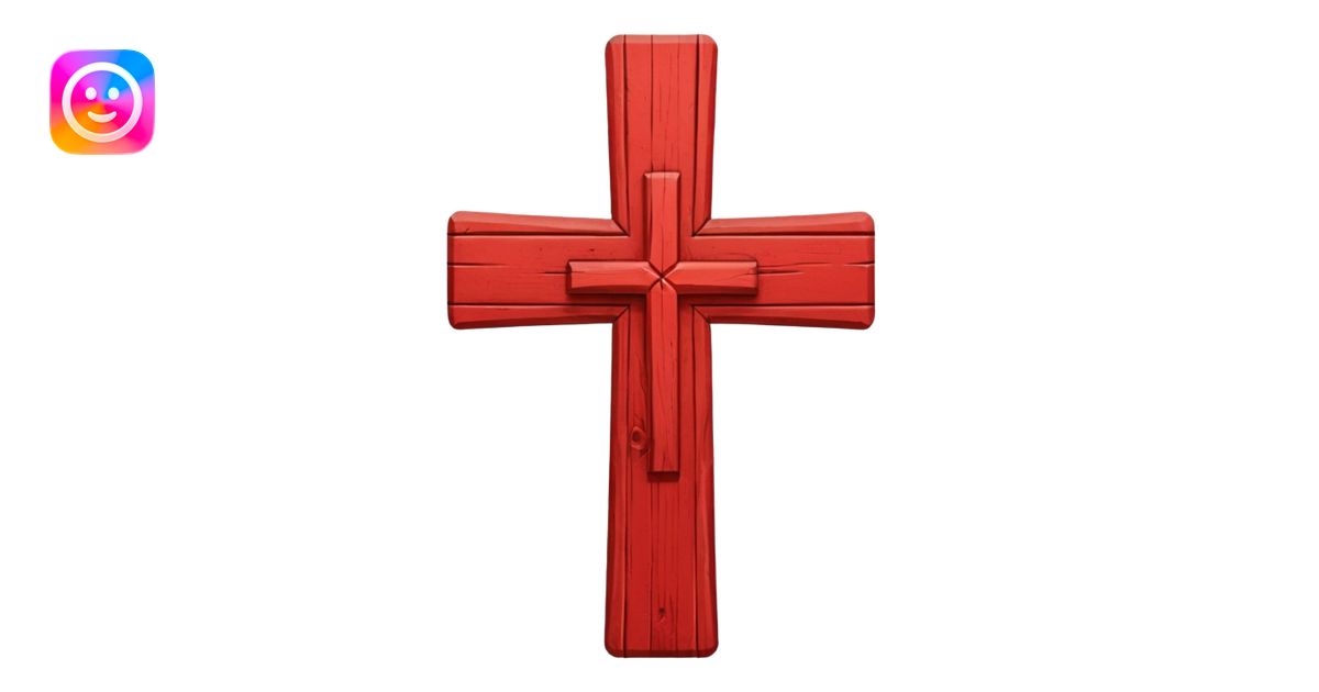 cancel Cross red color emoji | AI Emoji Generator