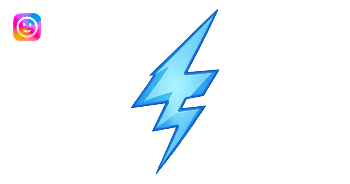 Lightning emoji | AI Emoji Generator