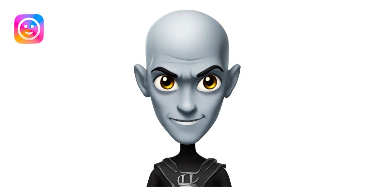 Megamind emoji | AI Emoji Generator