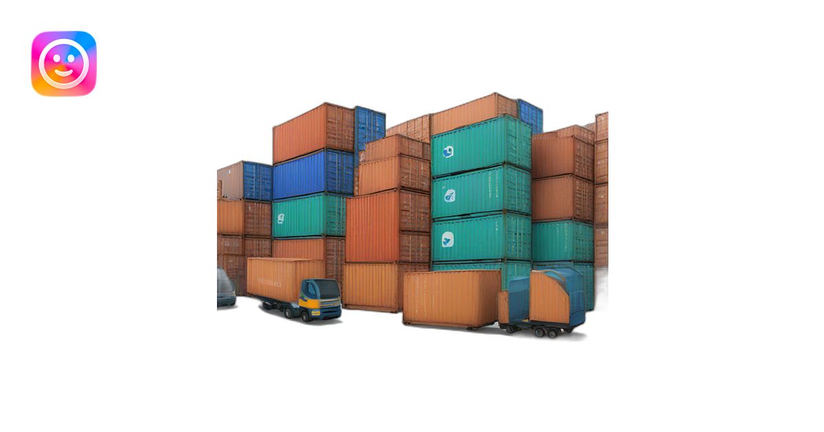 Moving containers emoji | AI Emoji Generator