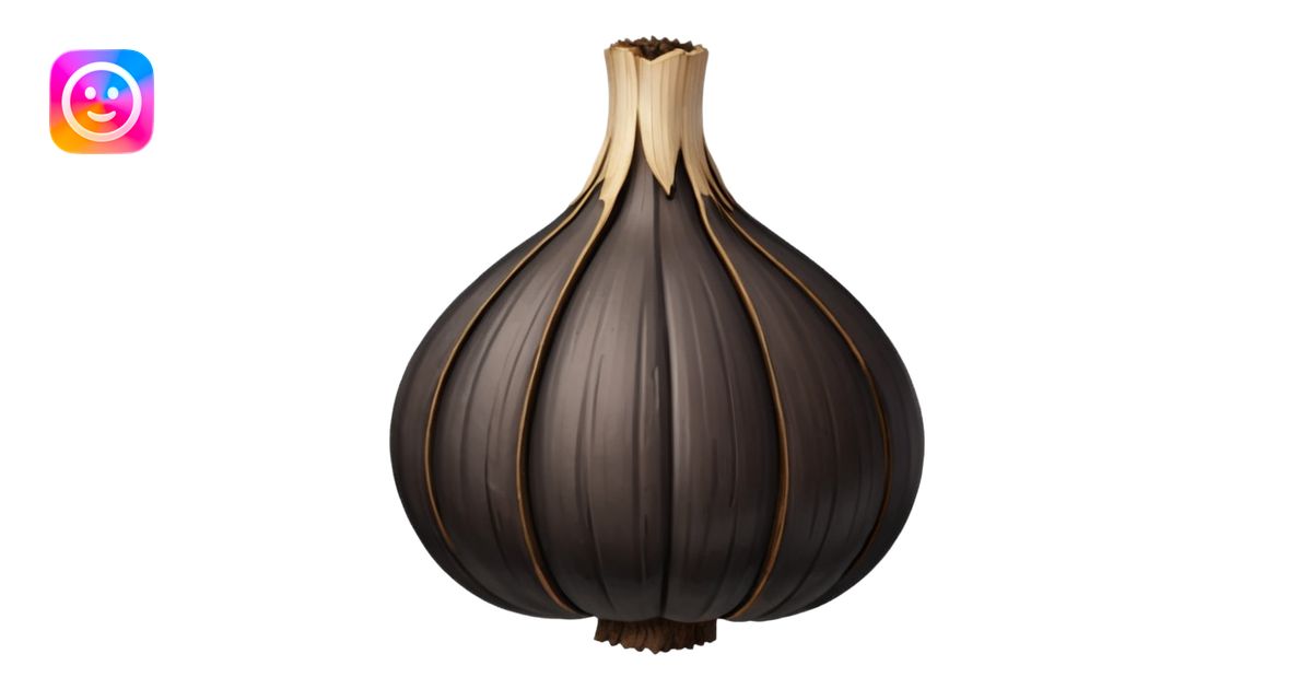 black garlic emoji | AI Emoji Generator