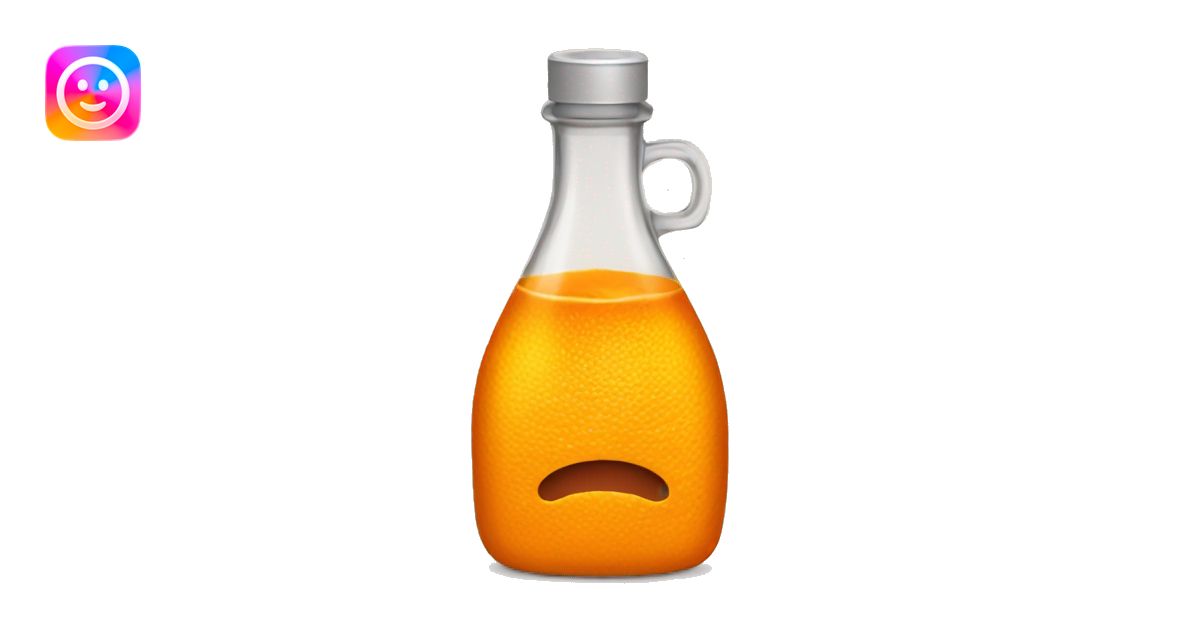 liquid orange spice emoji | AI Emoji Generator