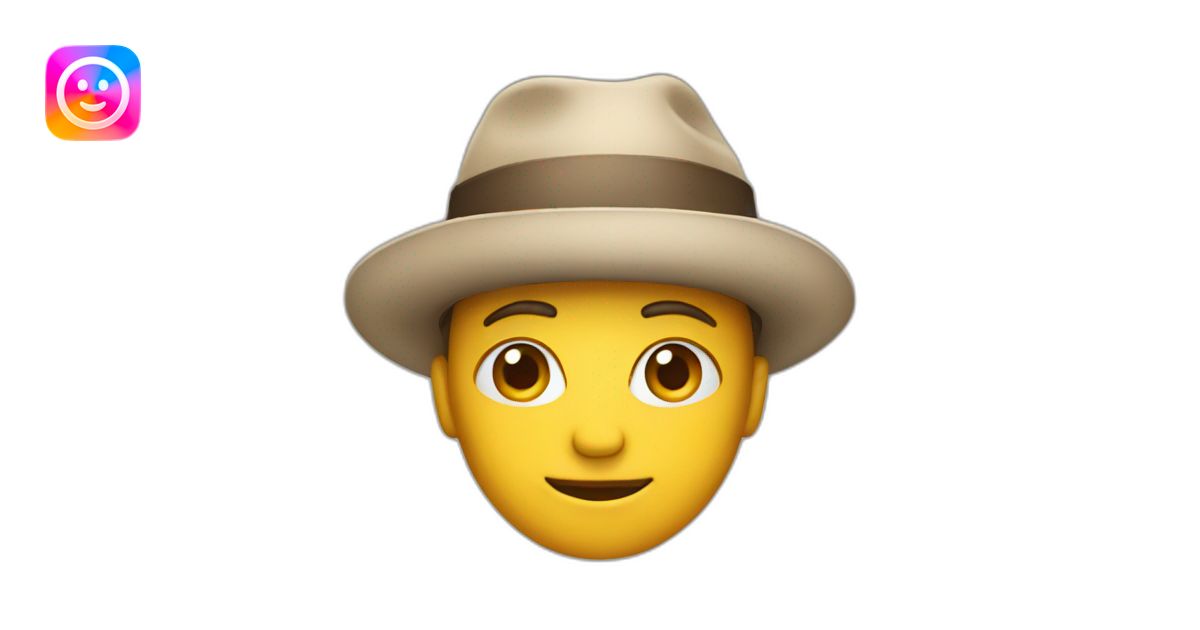 PERSON WITH HAT emoji | AI Emoji Generator