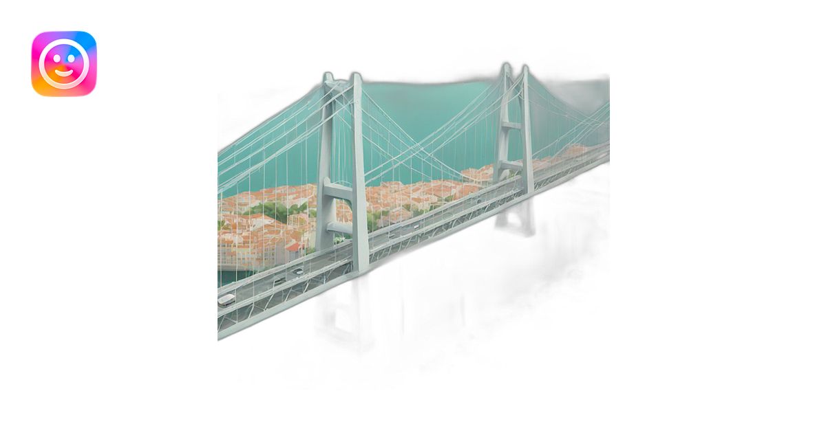 Lisbon bridge emoji | AI Emoji Generator
