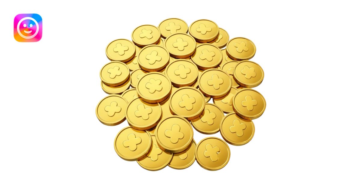 coins gold emoji | AI Emoji Generator