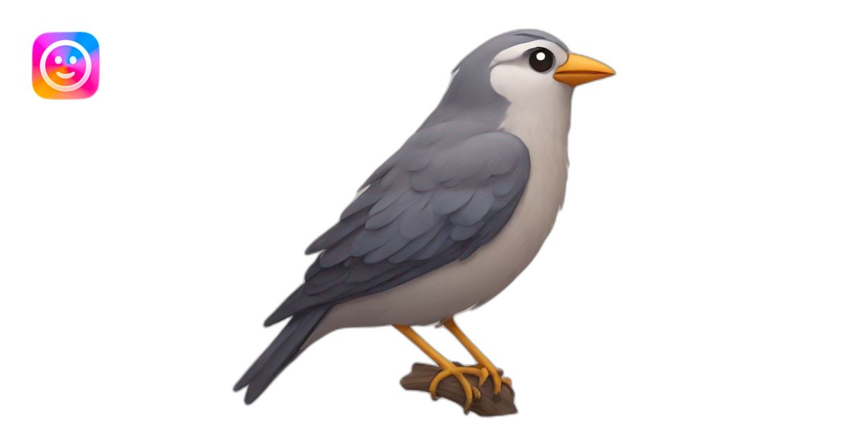 sleepy bird emoji | AI Emoji Generator