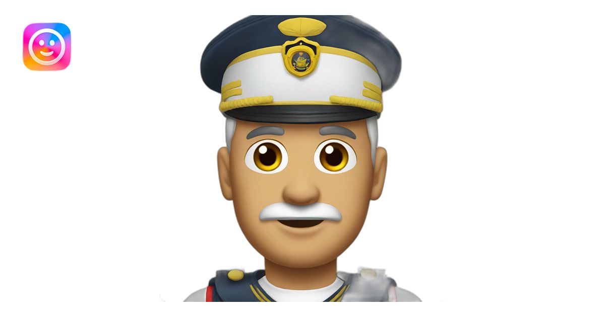 Capitaine crabe emoji | AI Emoji Generator