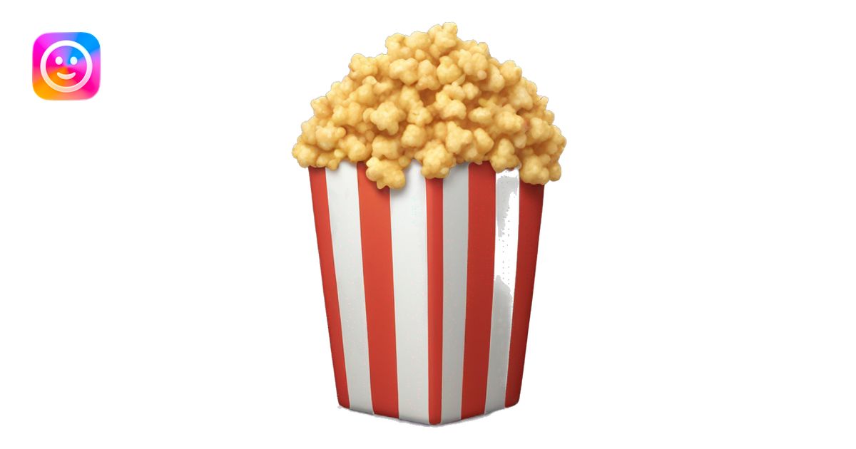 single popcorn puff emoji | AI Emoji Generator
