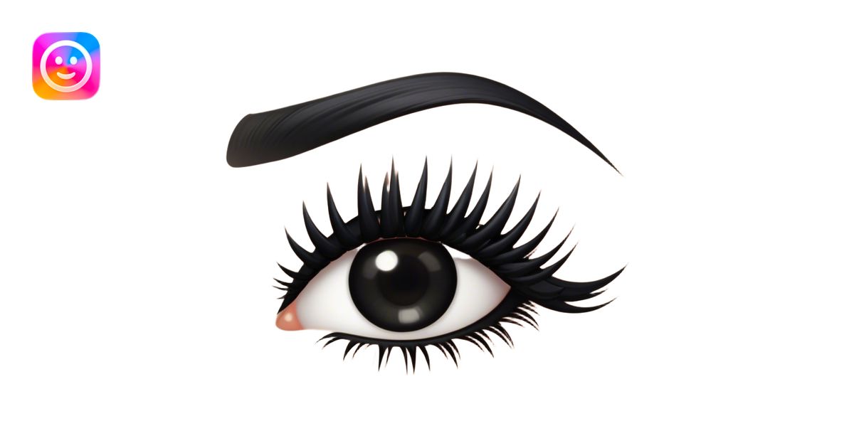 Lashes emoji | AI Emoji Generator