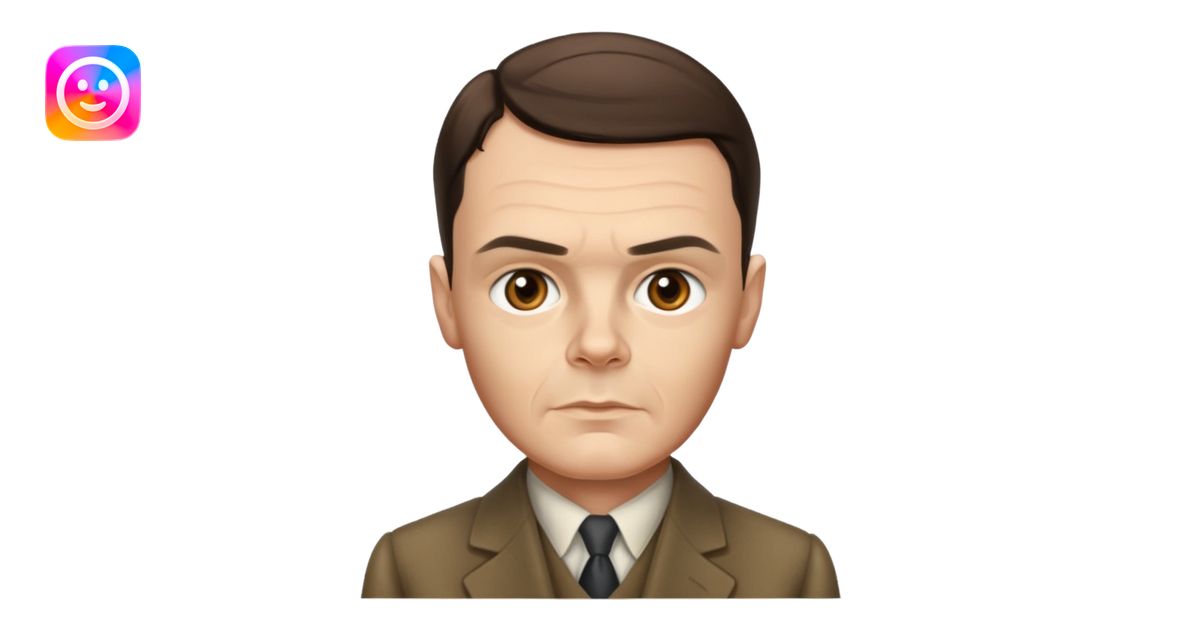 alan turing face emoji | AI Emoji Generator