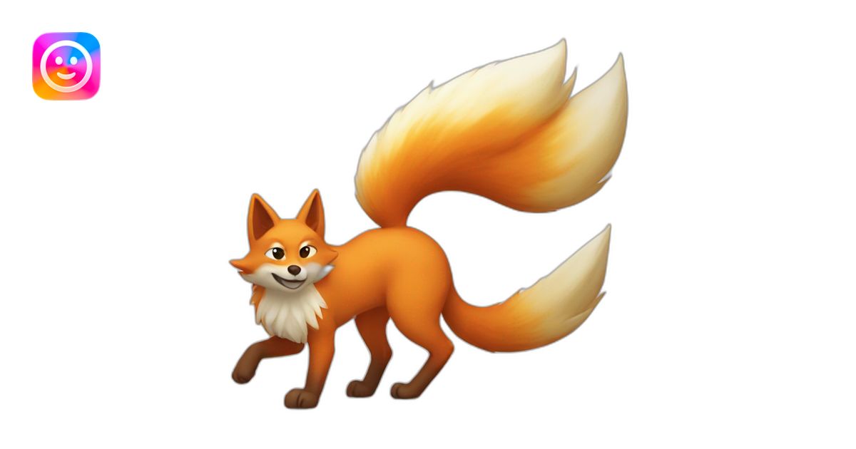 nine tailed fox emoji | AI Emoji Generator