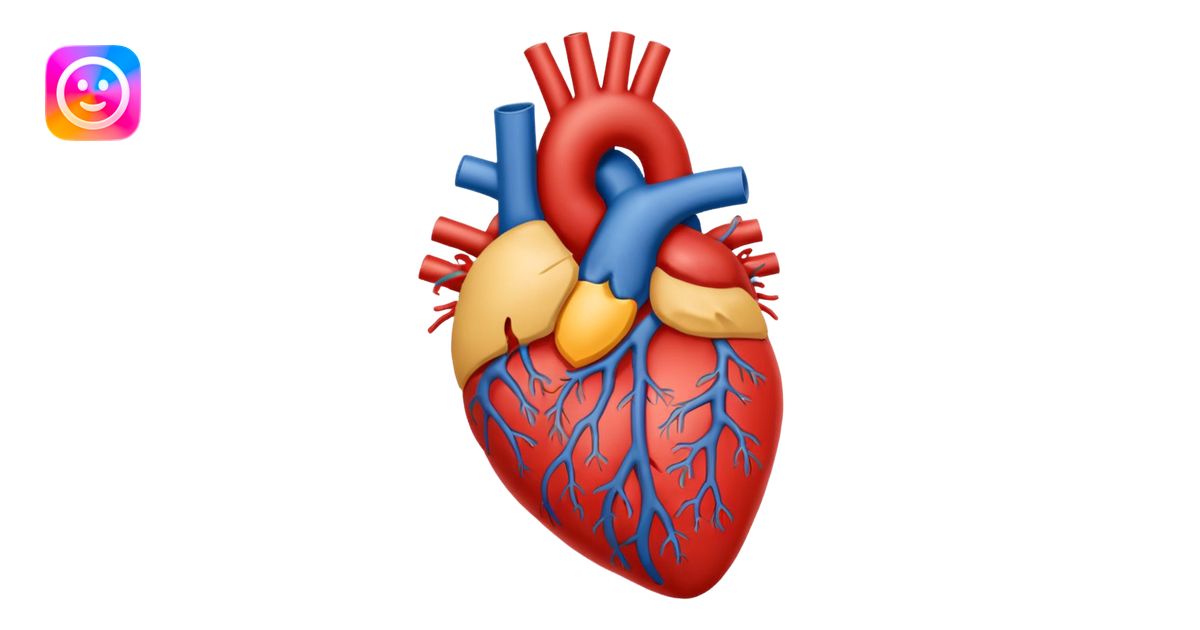 Cardiovascular system emoji | AI Emoji Generator