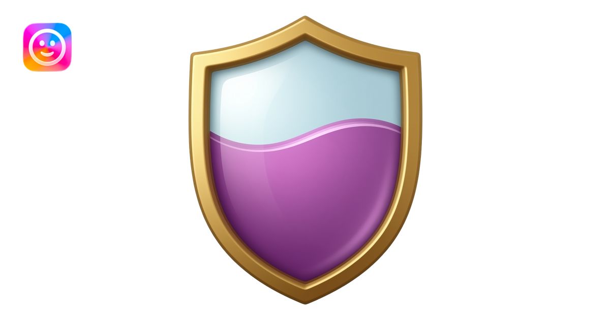 🛡️ Shield Potion emoji | AI Emoji Generator