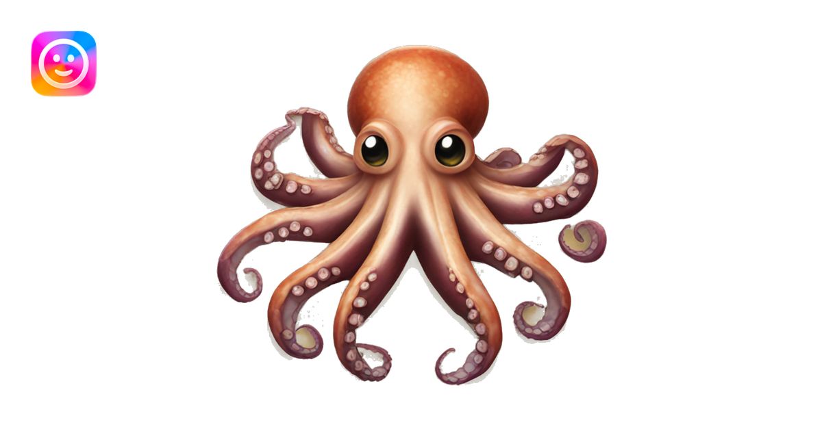 Grilled octopus emoji | AI Emoji Generator