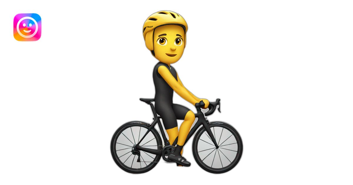 Road Cyclist emoji | AI Emoji Generator