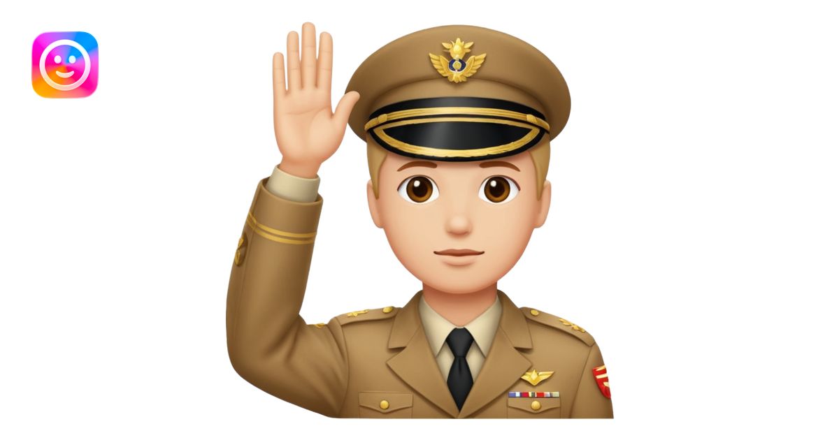 saluter emoji | AI Emoji Generator
