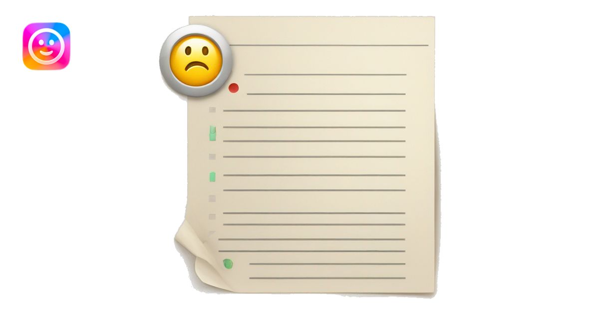 document, check mark ok emoji | AI Emoji Generator