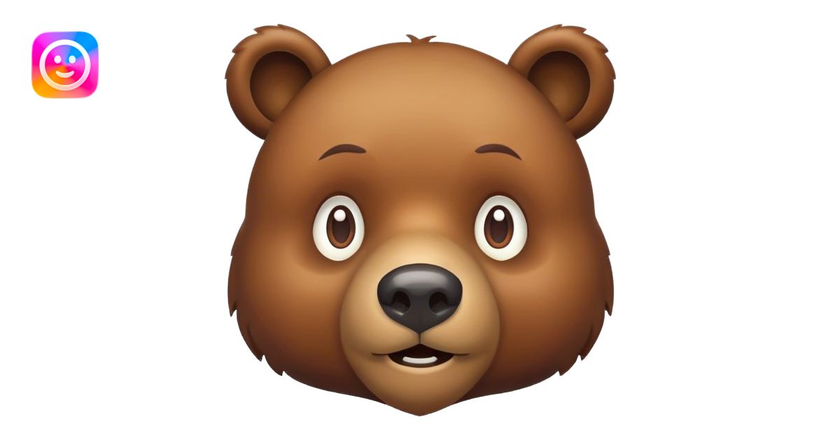 bear emoji | AI Emoji Generator
