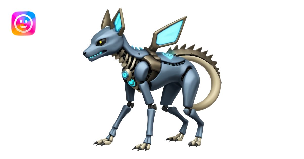 futuristic Skeletal Cyborg-Manectric-Electrike-Lucio-Cubone-Umbreon-Marowak-Draco-Fakémon-hybrid ...