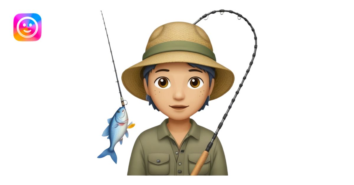 catfish fishing emoji | AI Emoji Generator