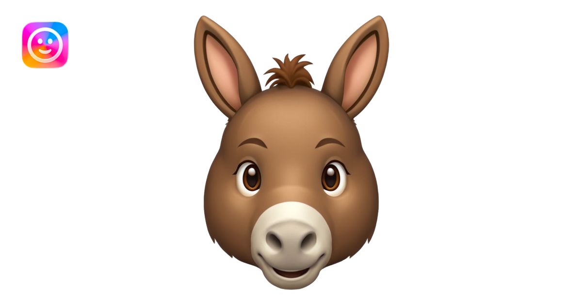 Donkey from the Donkey movie emoji | AI Emoji Generator