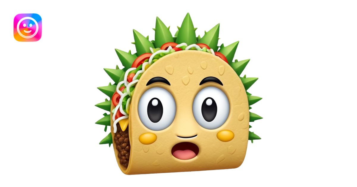 Taco from BFDI emoji | AI Emoji Generator