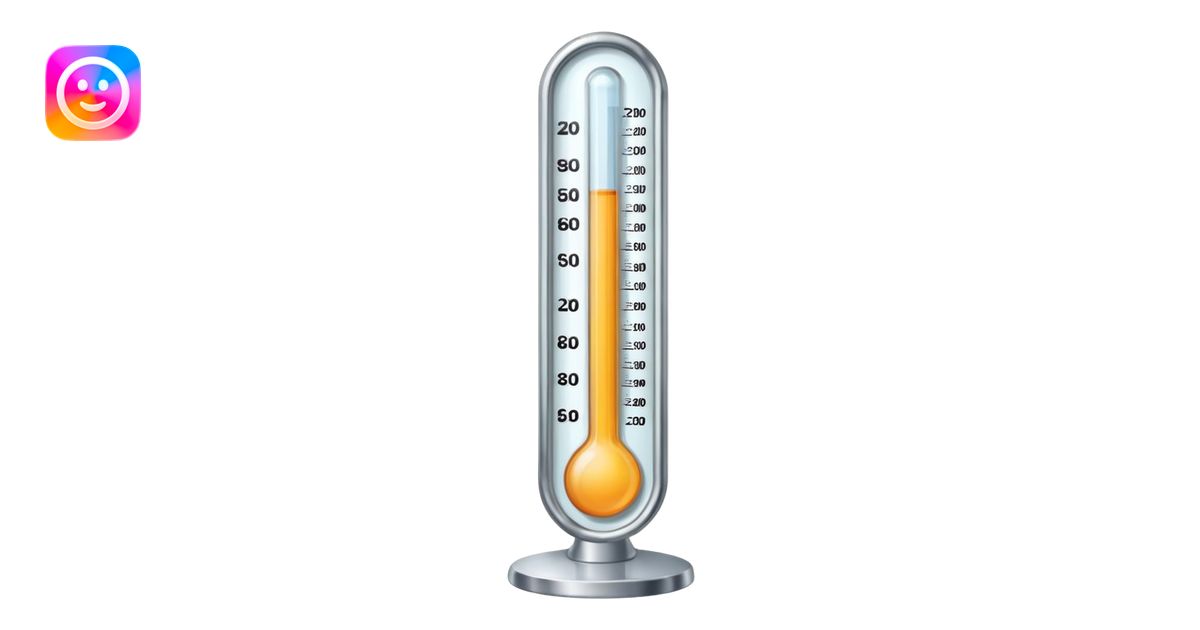 thermometer emoji | AI Emoji Generator