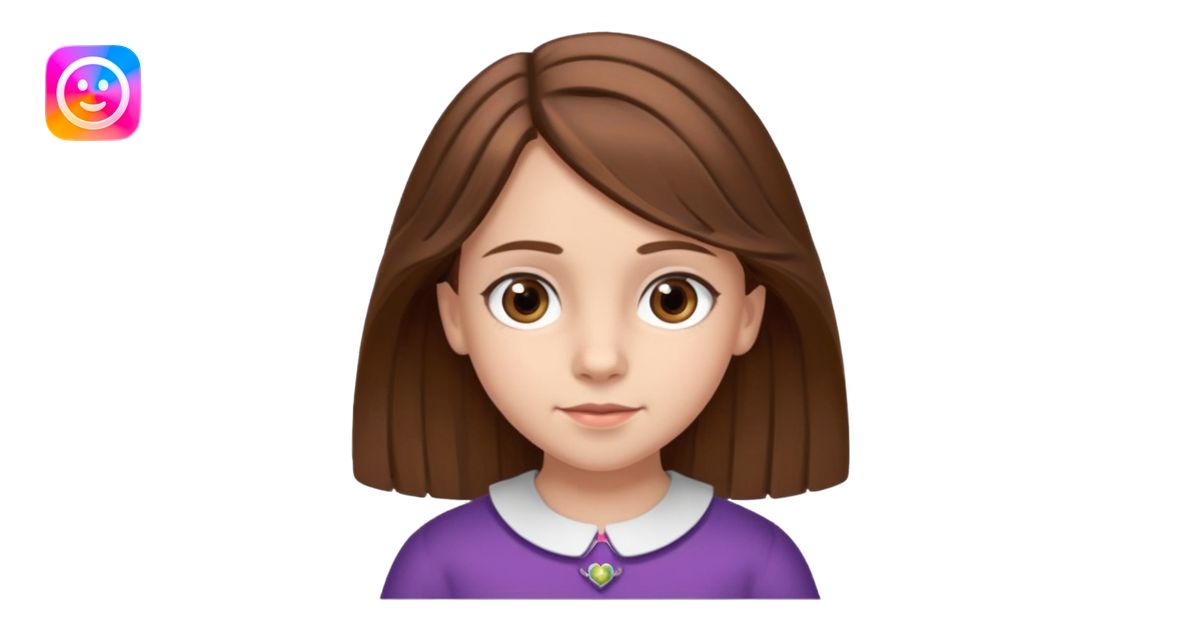 Une fille qui s’appelle Angèle aux cheveux marrons de neuf ans, qui ...